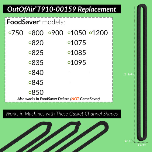 FoodSaver Accessories | Replacement Gaskets and Sealing Strips - OutOfAir